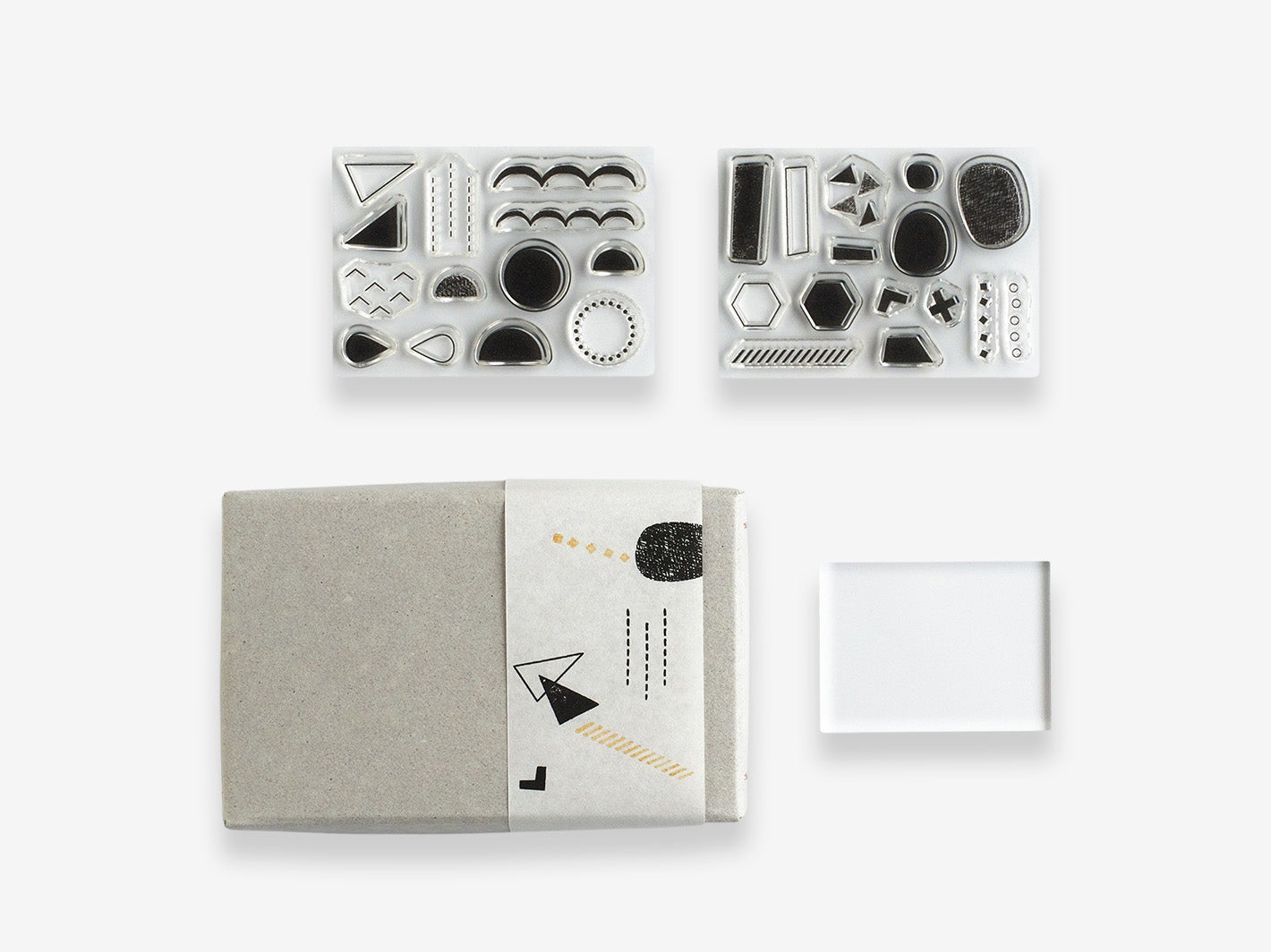 Mizushima | Shapes Jizai Clear Stamp Set | Misc Store Amsterdam