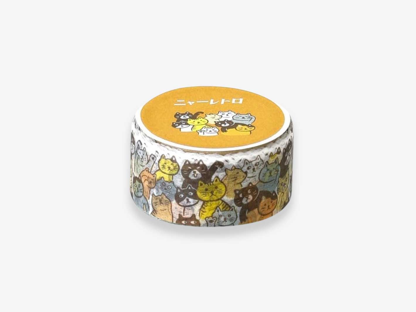 Hightide | Retro Masking Tape Lots of Cats | Misc Store Amsterdam