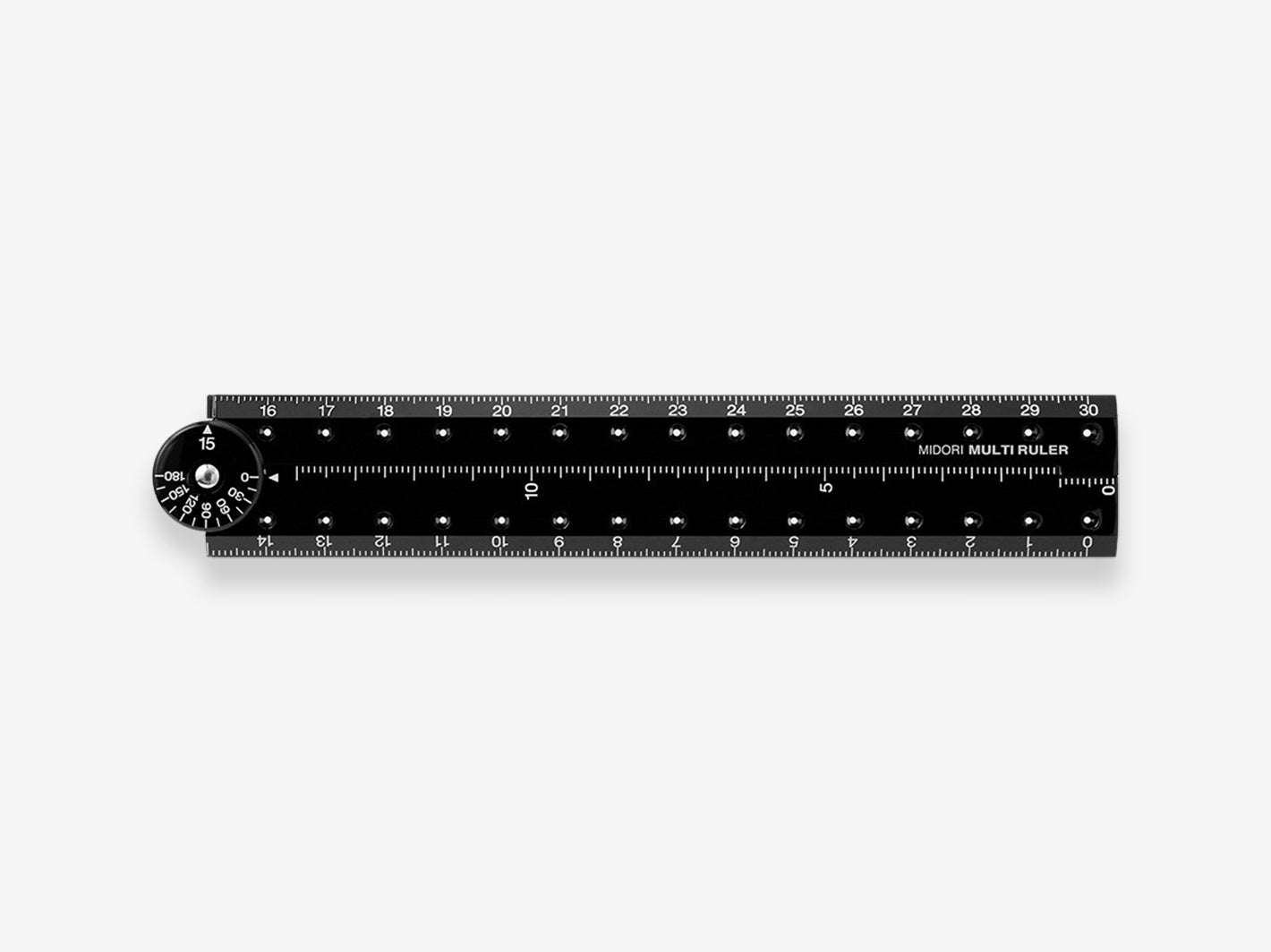 Midori | Multi Ruler 30cm Black | Misc Store Amsterdam