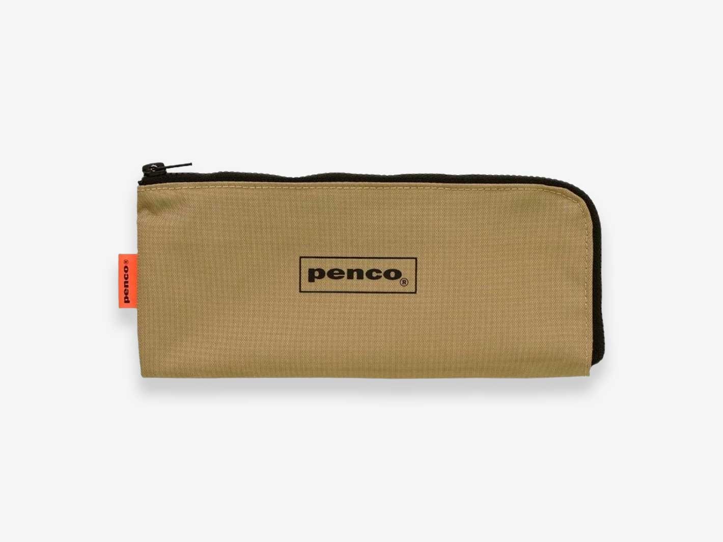 Penco | Zipper Pen Pouch Beige | Misc Store Amsterdam