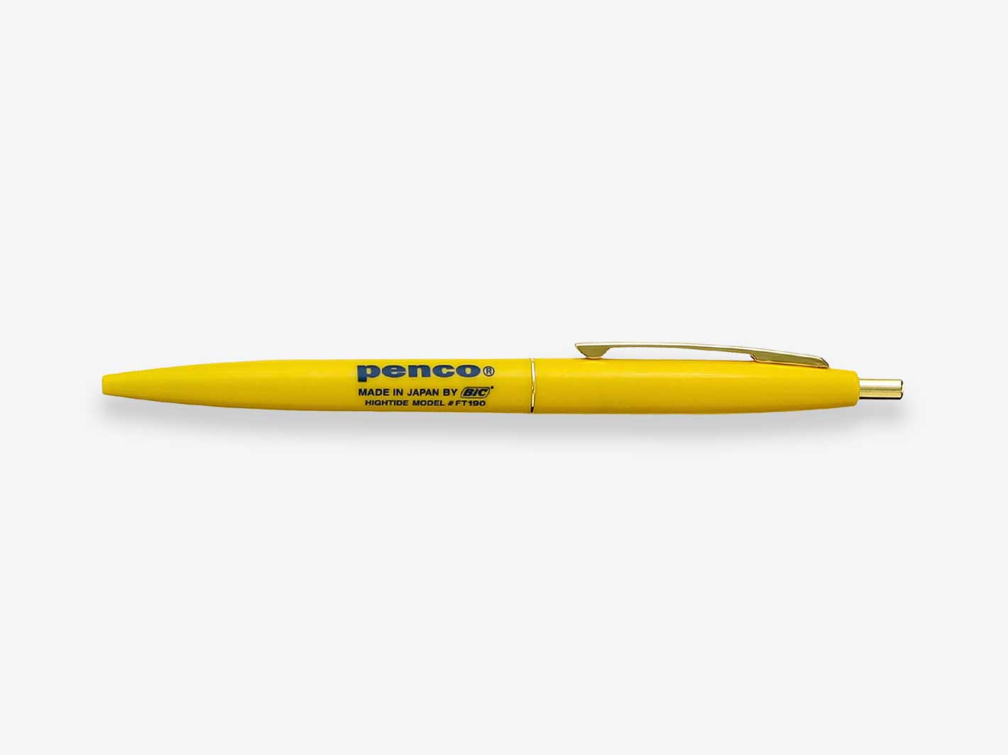 Penco | Knock Ballpoint Pen Yellow | Misc Store Amsterdam
