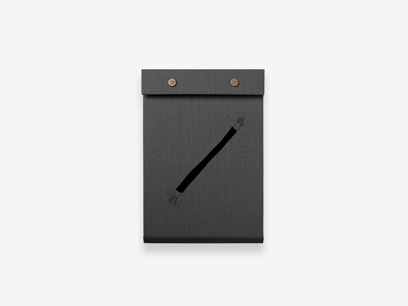 Postalco | Snap Pad A5 Double Arm Faded Black | Misc Store Amsterdam