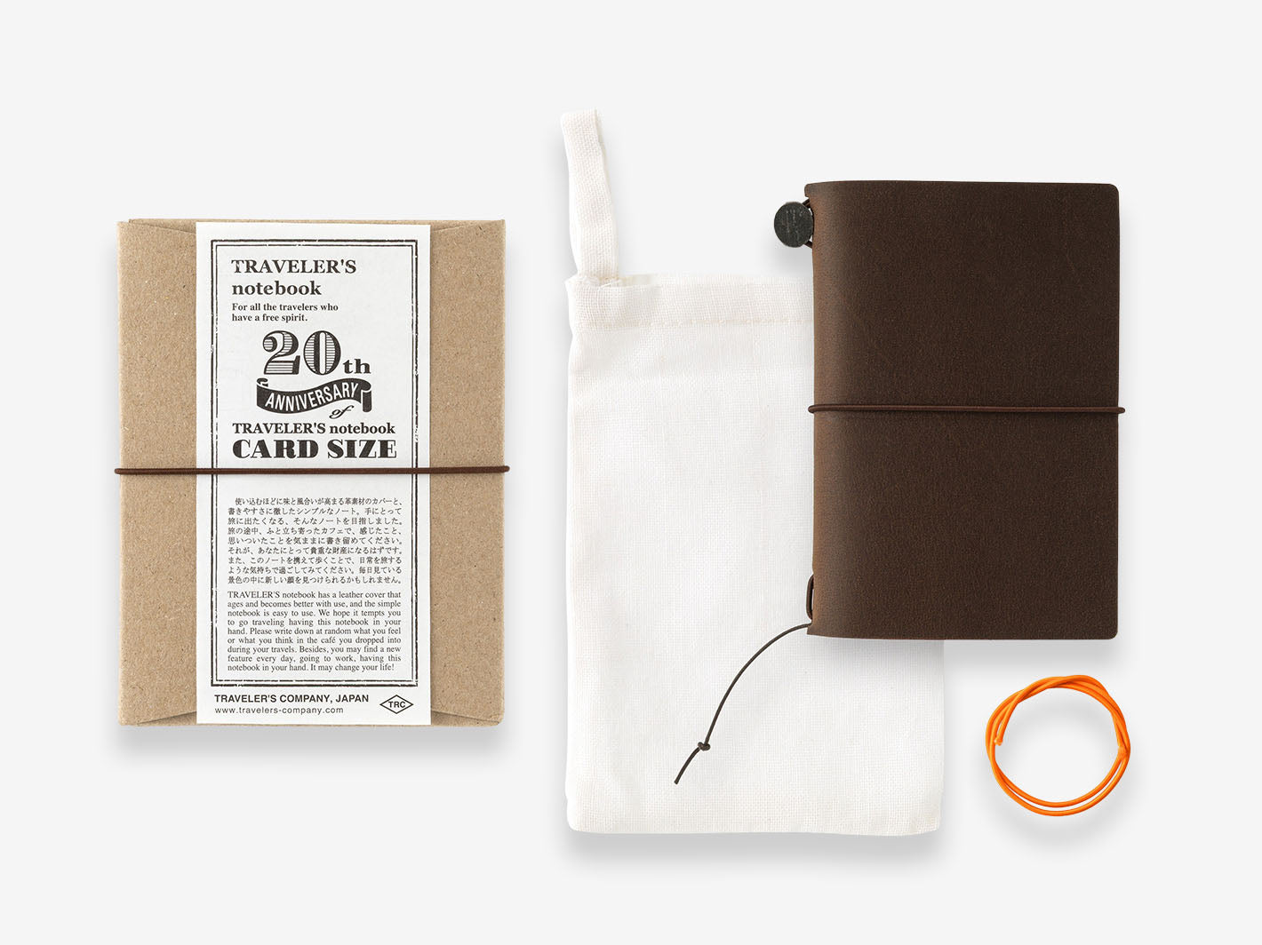 Pre-Order | TRAVELER'S notebook Card Size 20th Anniversary Sets | Misc ...