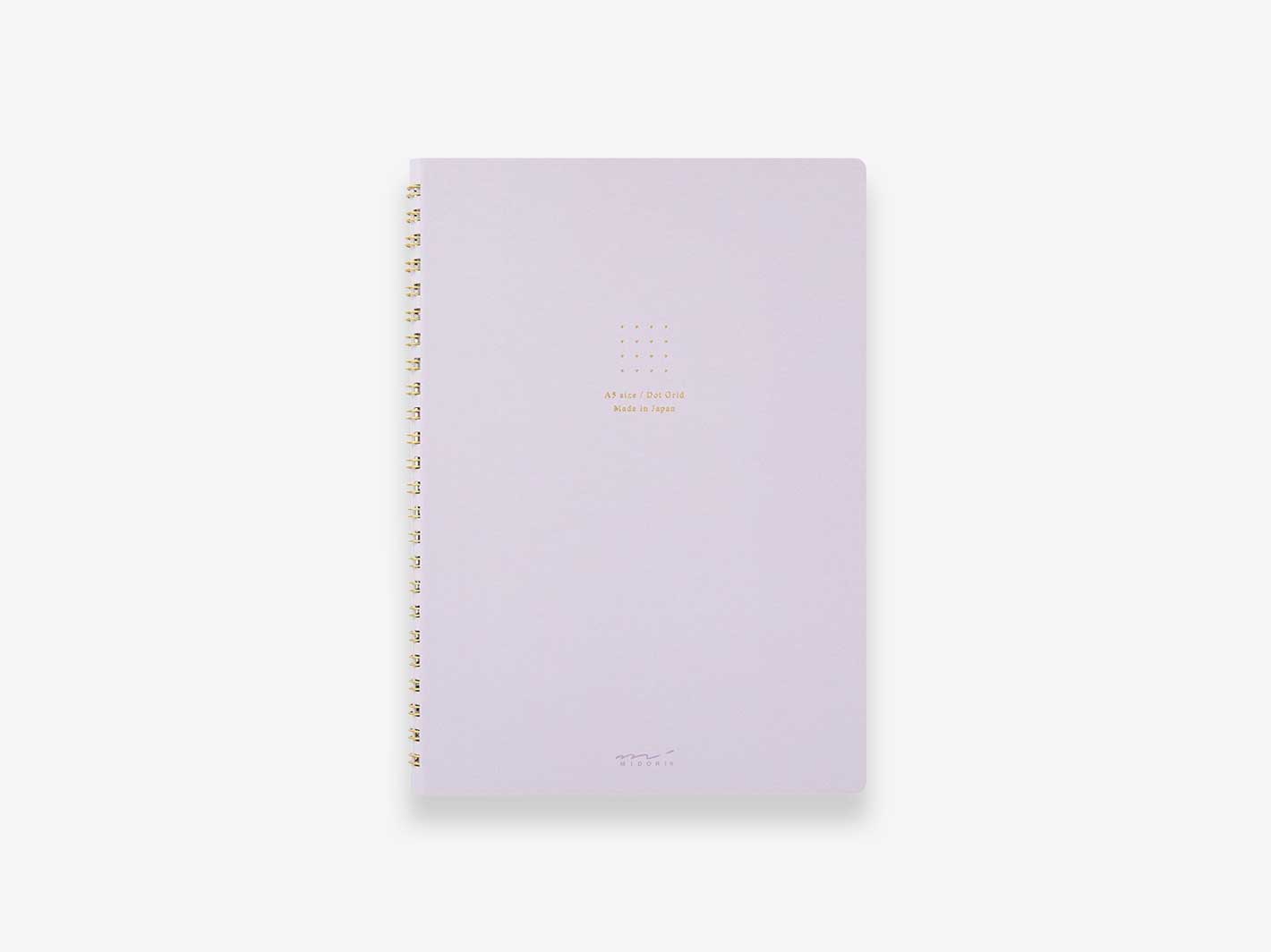 Midori Color Dot Grid Ring Notebook Lilac | Misc Store Amsterdam