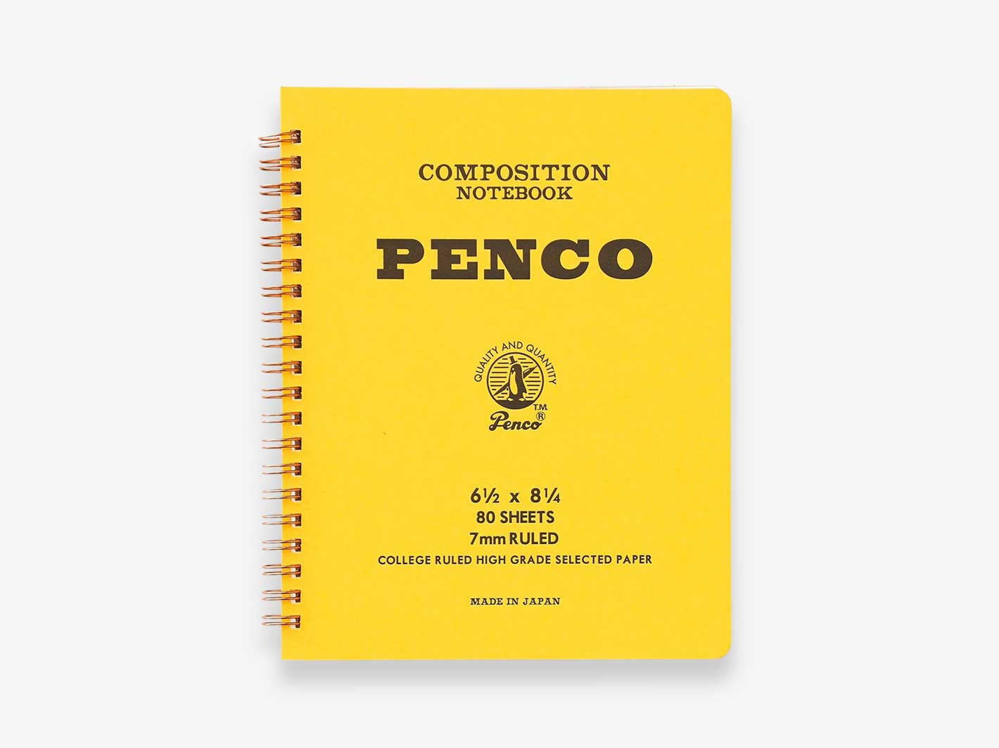 Penco | Coil Notebook L Yellow | Misc Store Amsterdam