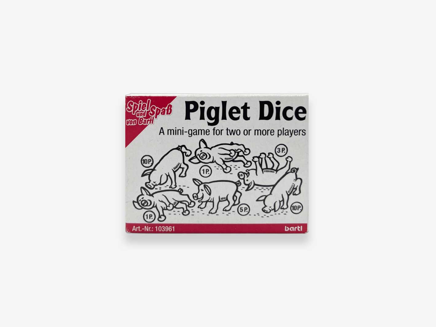 Bartl Piglet Dice | Misc Store Amsterdam